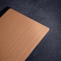 China 201 304 316 430 Series Brushed Bronze Stainless Steel Plate for sale