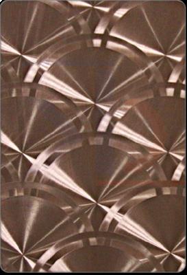 China Colored Irregular Laser Stainless Steel Etching Sheet Decorative For Residential for sale
