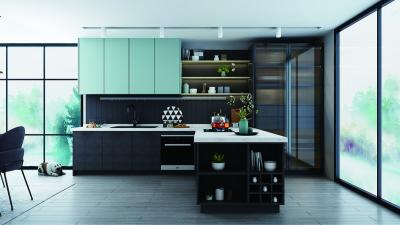 China Black Stainless Steel 304SS 316SS Outdoor Kitchen Unit Premade Cabinets OEM for sale