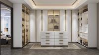 China 304 316 Steel Stainless Wardrobe Almirah With Glass Shelves Drawers OEM for sale