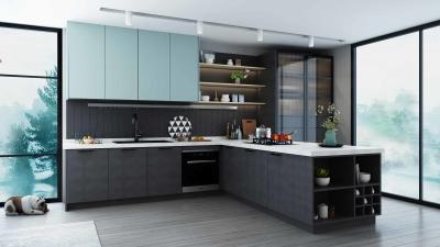 China ISO14001 SS Kitchen Cabinet Stainless Steel Catering Kitchen Units With Island for sale
