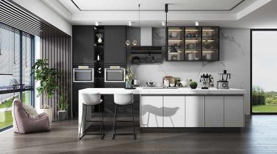 China Farmhouse Domestic Stainless Steel Kitchen Storage Cabinets Units OEM for sale