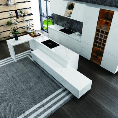 China Integrated 316L PVD Stainless Steel Kitchen Cabinet Island Furniture for sale
