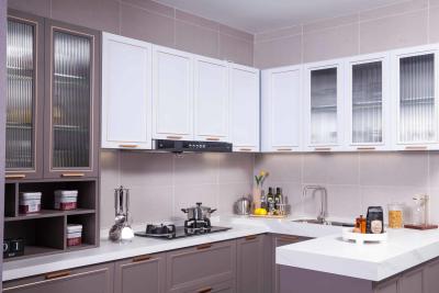 China Stainless Steel Modern Kitchen Cabinets - Sleek Design Ample Storage Luxury Home for sale