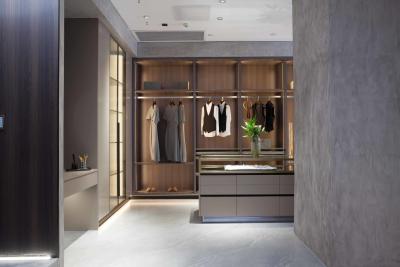 China Adjustable 316L Stainless Steel SS Almirah Wardrobe Closet With Hanging & Storage for sale