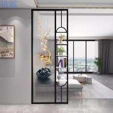 China Entryway Decor SS304 Stainless Steel Screen Partition Metal Frame Room Divider for sale