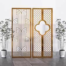 China Decorative Patterned SS316 Stainless Steel Screen Metal Panel Divider For Room for sale