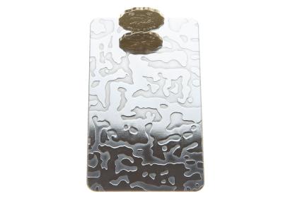 China Rustproof Decorative Embossed Stainless Steel Plate Sheet For Kitchen Backsplash for sale