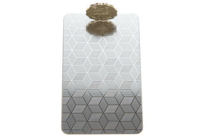 China Geometric Hexagonal Patterned Embossed Stainless Steel Plate Sheet Metal 4x8 for sale