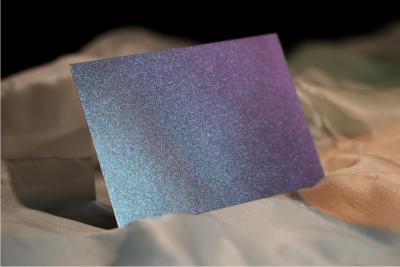 China Blue - Purple Color - Changing Frosted Stainless Steel Sheet for sale