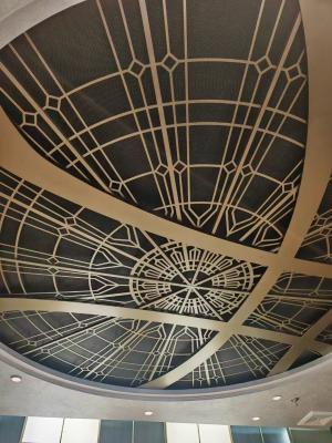 China Residential 304SUS Stainless Steel Products Hollow Out SS False Ceiling For Interior Decor for sale