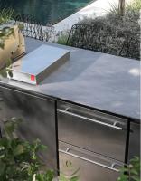 China Prefabricated 316L Stainless Steel Outdoor Kitchen Unit Cabinets Customized for sale
