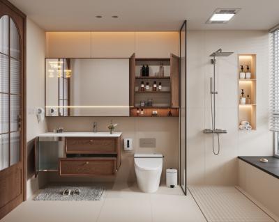 China Waterproof Stainless Steel Bathroom Panels Easy To Clean ASTM Standard Corrosion Resistant Durable And For Institutional for sale