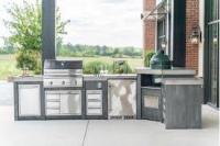 China UV Resistant ASTM Certified 75 Kg Sturdy Build Stainless Steel Outdoor Kitchen Unit for sale