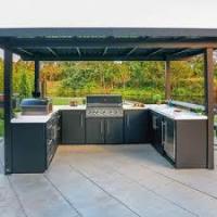 China 36 Inches Stainless Steel Outdoor Kitchen Unit with Built-In Grill for Professional Culinary Use for sale