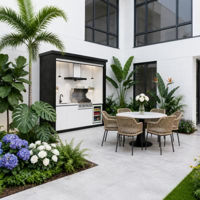 China Rustproof Stainless Steel FAS Outdoor Kitchen with Modular Design and Integrated Cooking Functions– Standard Version for sale