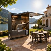 China Stainless Steel & Modular Design Outdoor Kitchen for Patio & Terrace – Pro Version for sale