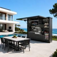 China Prefab Stainless Steel Mobile Outdoor Kitchen for Yard Parties– Plus Version for sale