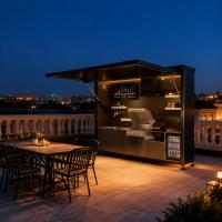 China Prefab Stainless Steel Mobile Outdoor Kitchen for Yard Parties– Plus Version for sale