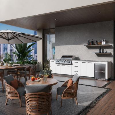 China Modular Free Combination Rooftop Outdoor Kitchen for Garden Living for sale