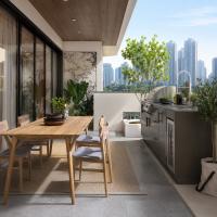 China 3444mm Modular Design 6-Module Office Rooftop Outdoor Kitchen for sale