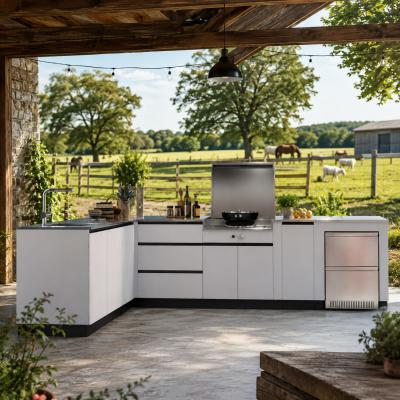 China 304 Stainless Steel Modular Outdoor Kitchen with Weather Resistance for sale