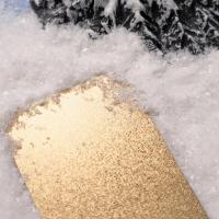 China Titanium Gold Ice Texture Metal Panel for Luxury Feature Walls for sale