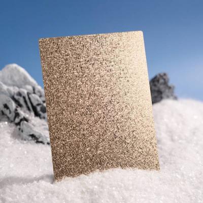 China Champagne Gold Decorative Stainless Steel Panel for Hotel Interiors for sale
