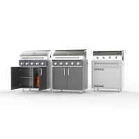 China Built-In 5-Burner Grill Cabinet for Outdoor Kitchens for sale