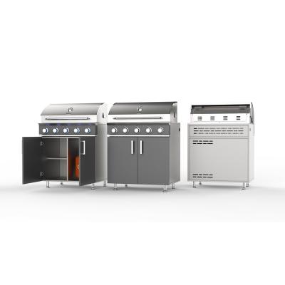 China Built-In 5-Burner Grill Cabinet for Outdoor Kitchens for sale