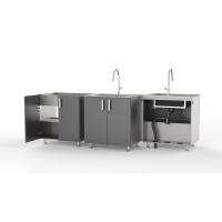 China SUS304 Outdoor Kitchen Sink Cabinet with Pull-Out Faucet for sale