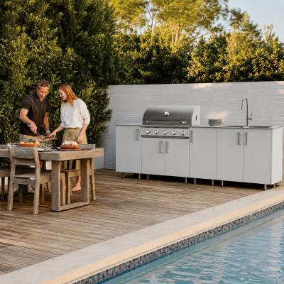 China K3 Modular Outdoor Kitchen with BBQ Grill, Sink and Refrigerator for sale