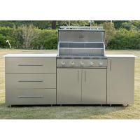 China KOVA 1 Stainless Steel Modular Outdoor Kitchen with Grill and Refrigerator for sale
