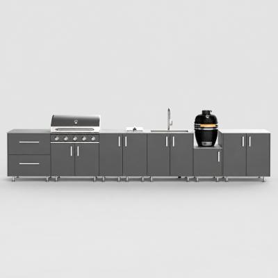 China MELLOW SIGNATURE Complete Outdoor Kitchen with Ceramic Kamado for sale