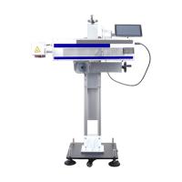 China Portable CO2 Laser Marking Machine 30W 60W with 110x110mm Marking Area and IP55 Rating for Industrial Coding Applications for sale