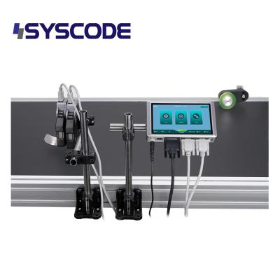 China Syscode A2 High-Speed Industrial Inkjet Printer with 6.5-inch Touch Screen, 300-600 DPI Resolution, 100 m/min Speed for sale