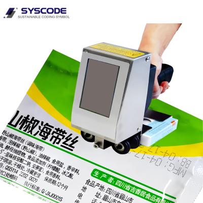 China Syscode K530 Handheld Inkjet Coding Machine 18mm Print Height 7-inch Touchscreen Portable Marking System for sale