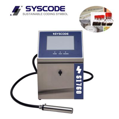 China 3ms Nozzle Continuous Inkjet Printer Food Packaging Industrial Ink Jet Coders for sale