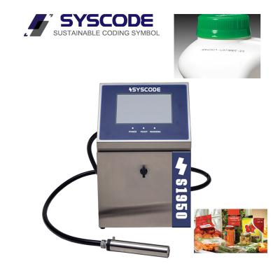 China Syscode 1900 Series CIJ Inkjet Printer 320 m/min Speed 1.2-15mm Print Height for Food Packaging for sale
