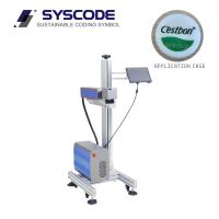 China 10.2-inch Touch Controller Fiber Laser Engraver 220V 50HZ with 12,000 Characters/Second Marking Speed for sale