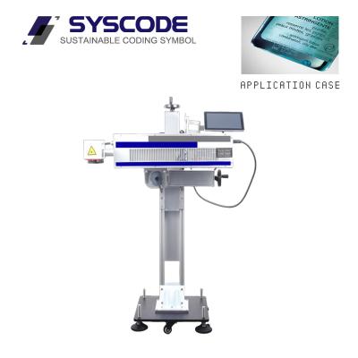 China CO2 Laser Marking Machine 30W/60W with 200 m/min Speed for Cosmetic Bottles and Packaging for sale