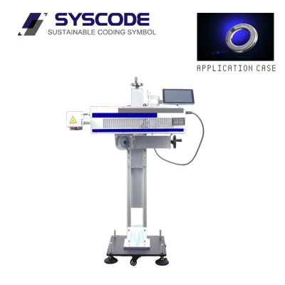 China CO2 Laser Marking Machine 30W/60W for Metal Tubes with 10,000 mm/s Speed and 300x300 mm Marking Area for sale