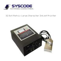 China 32 Dot Matrix Large Character Inkjet Printer for Cement & Chemical Packaging with 4-Line Printing and Dust-Resistant Design for sale