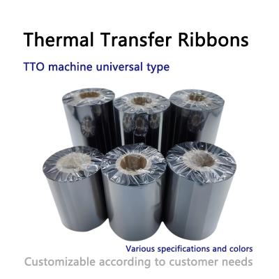 China Wax Resin Thermal Transfer Ribbons 50-110mm Widths 300m Length for Barcode Label Printing for sale