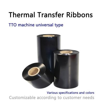 China Resin Near Edge Thermal Transfer Ribbons 500m Length 32mm Width for TTO Printers for sale