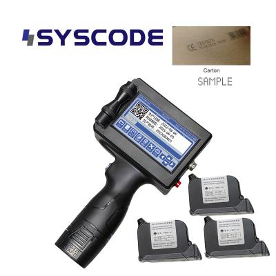 China Syscode T100 Handheld Inkjet Printer - 600 dpi Resolution, 12.7mm Print Height for Industrial Labeling for sale