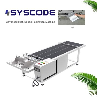 China SF600 1G Pagination Machine with 60-500mm Width Range and 550W Motor for High-Speed Packaging Automation for sale