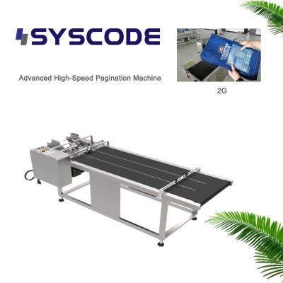 China High Speed Paging Machine 600 Sheets/Min 220V AC with Variable Speed Control 80-300mm Width for sale