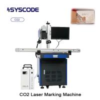 China CO2 Laser Marking Machine 40W/60W with ±0.01mm Precision for Plastics, Glass and Leather Marking for sale