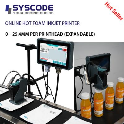 China Syscode H200 TIJ Online Printer 600DPI High Speed Industrial Coding Machine for sale